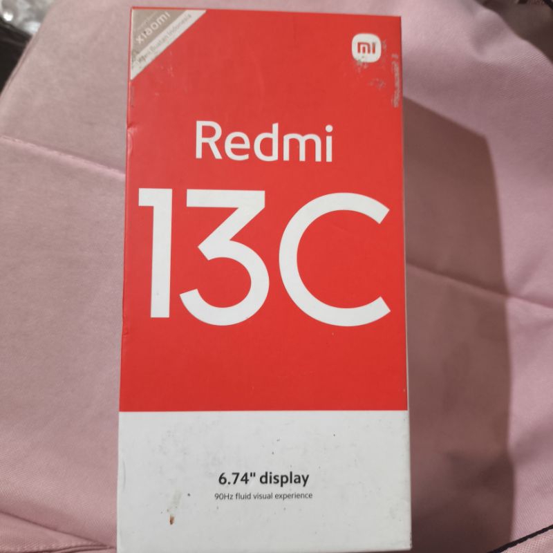 HP Used Redmi 13C cardboard box with cellphone and its book. | Shopee ...