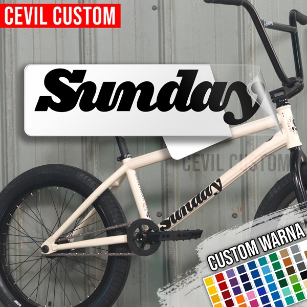 Sunday Bike BMX Sticker Decal | Shopee Philippines