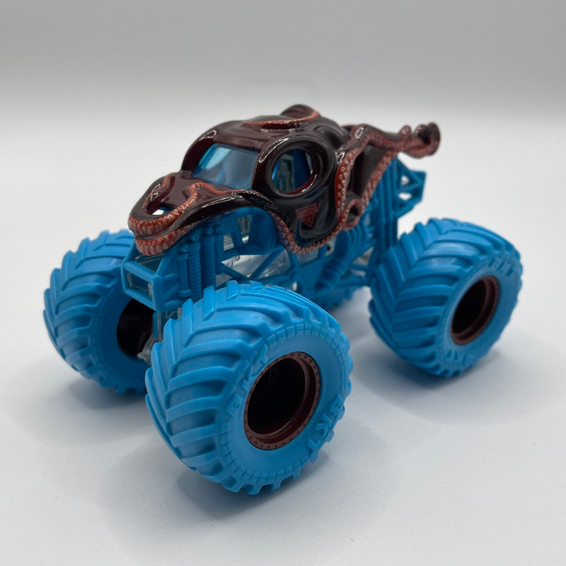 Monster Jam Octon8er Series 9 Nitro Neon Loose Octopus Octopus Trucks ...
