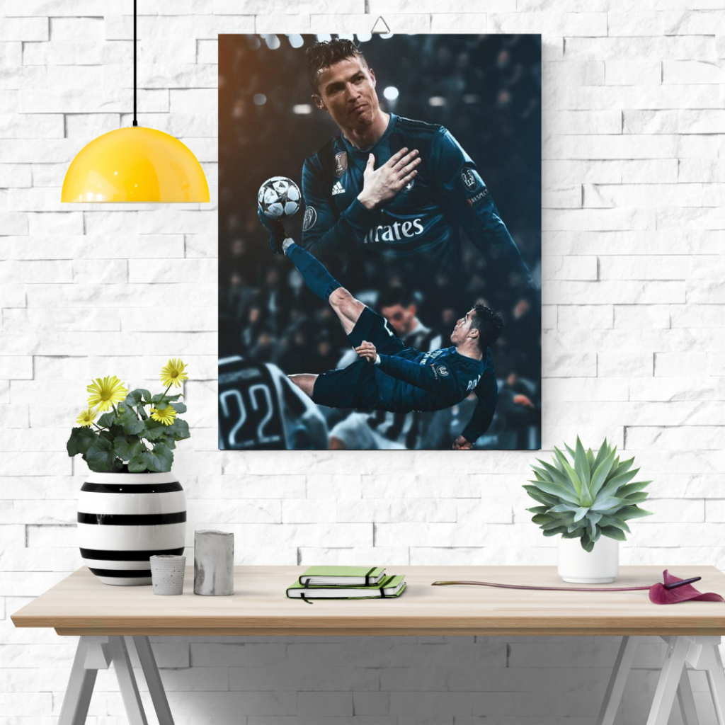 HIASAN DINDING KAYU Ronaldo Cristiano WALL DECORATIONS - WOODEN POSTERS ...