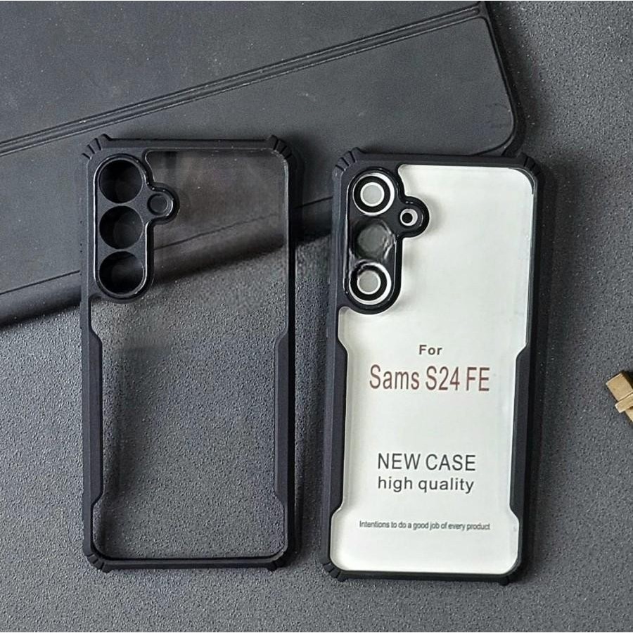 Samsung S24 FE S23 FE S21 FE S20 FE S8 S8+ S9 S9+ S10 S10+ S10 LITE CASE IPAKY CLEAR HARD CLEAR ...