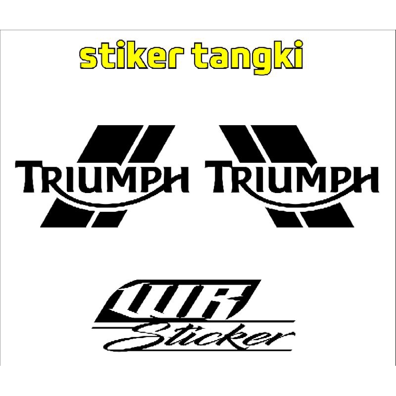 Sticker for triumph costume tank | Shopee Philippines