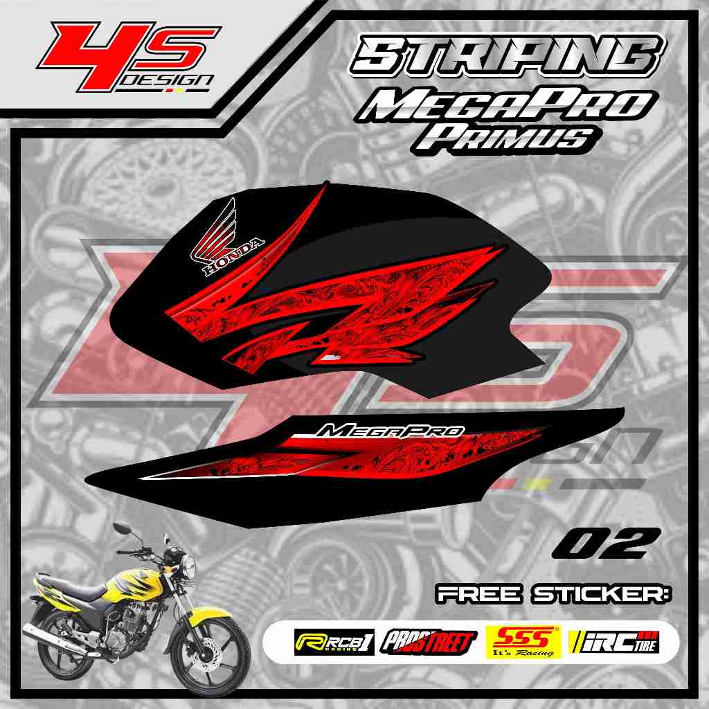 02 MP PRIMUS STRIPING STICKER VARIATIONS - MP PRIMUS STRIPING STICKER ...
