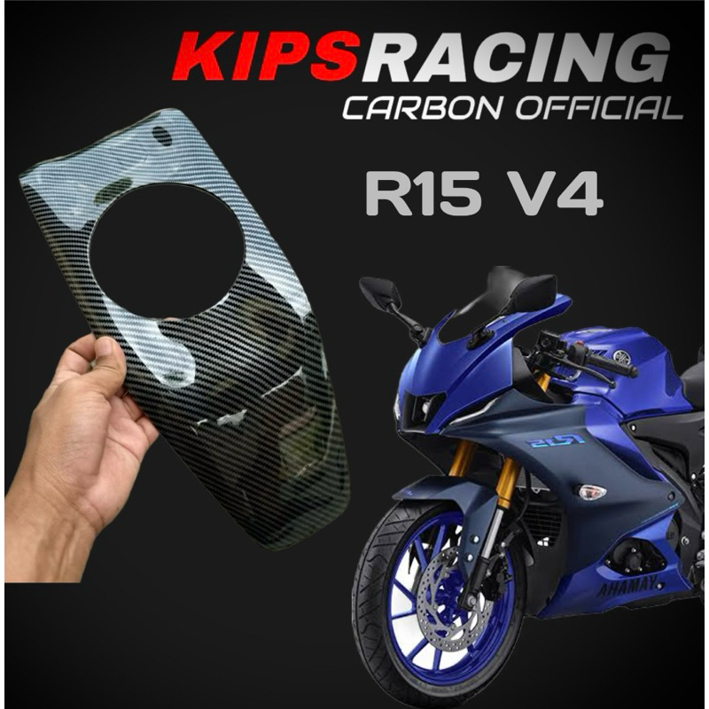 Carbon tank Cover r15 v4 r15 m Tank Cover r15 v4 r15m carbon carbon ...