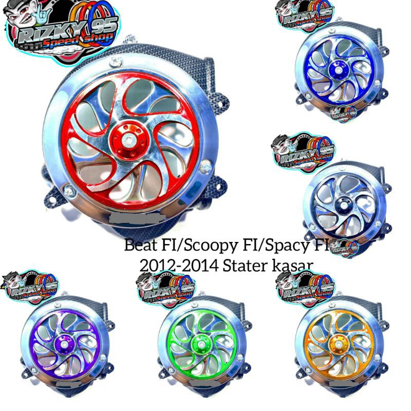 MESIN Carbon hydrograpic engine fan Cover bigproject spinner set chrome ...