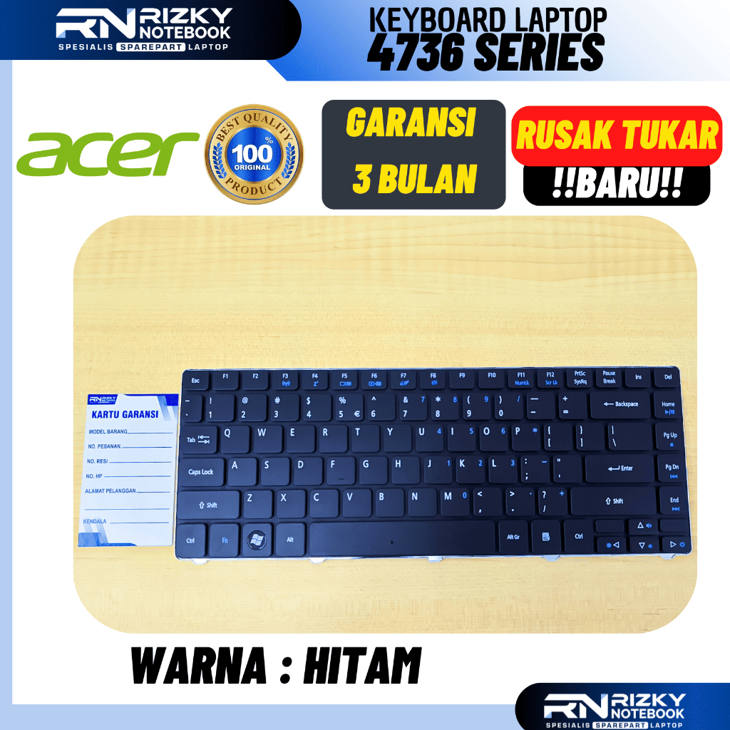 Acer Aspire 4253 4535 4535G 4540 4735 4736 4736G 4736Z Laptop Keyboard ...