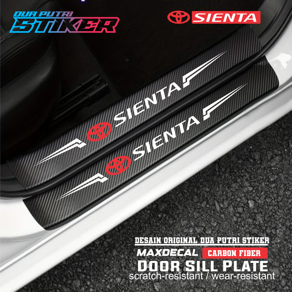 New 9pcs toyota SIENTA carbon car stickers 3D carbon stickers to ...