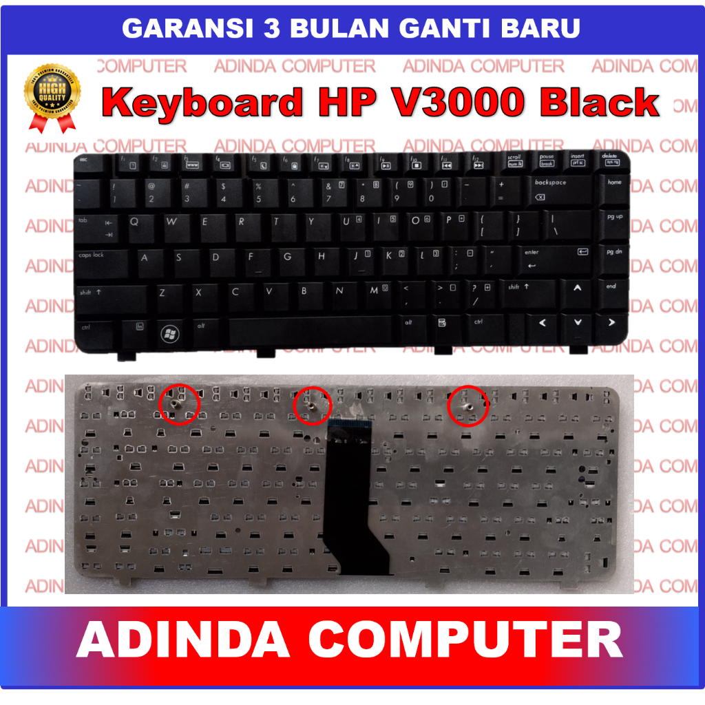 Hp V3000 V3700 DV2000 DV2300 DV2500 Keyboard | Shopee Philippines