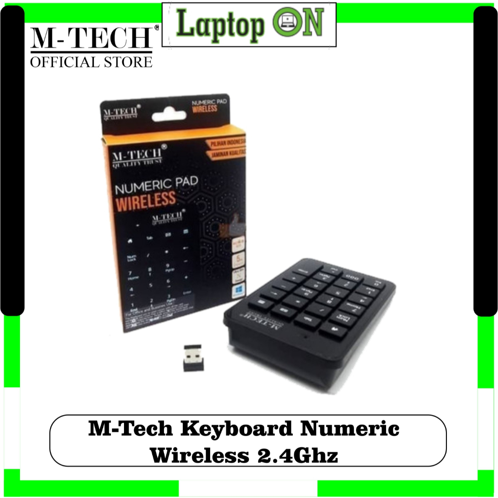 Wireless numeric Keyboard / wireless numeric Keyboard M-TECH numeric ...
