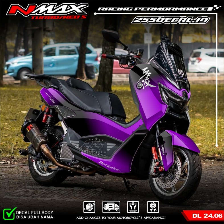 Yamaha NMAX TURBO NEO S Full body Sticker Decal 2024 2025 Latest Racing ...