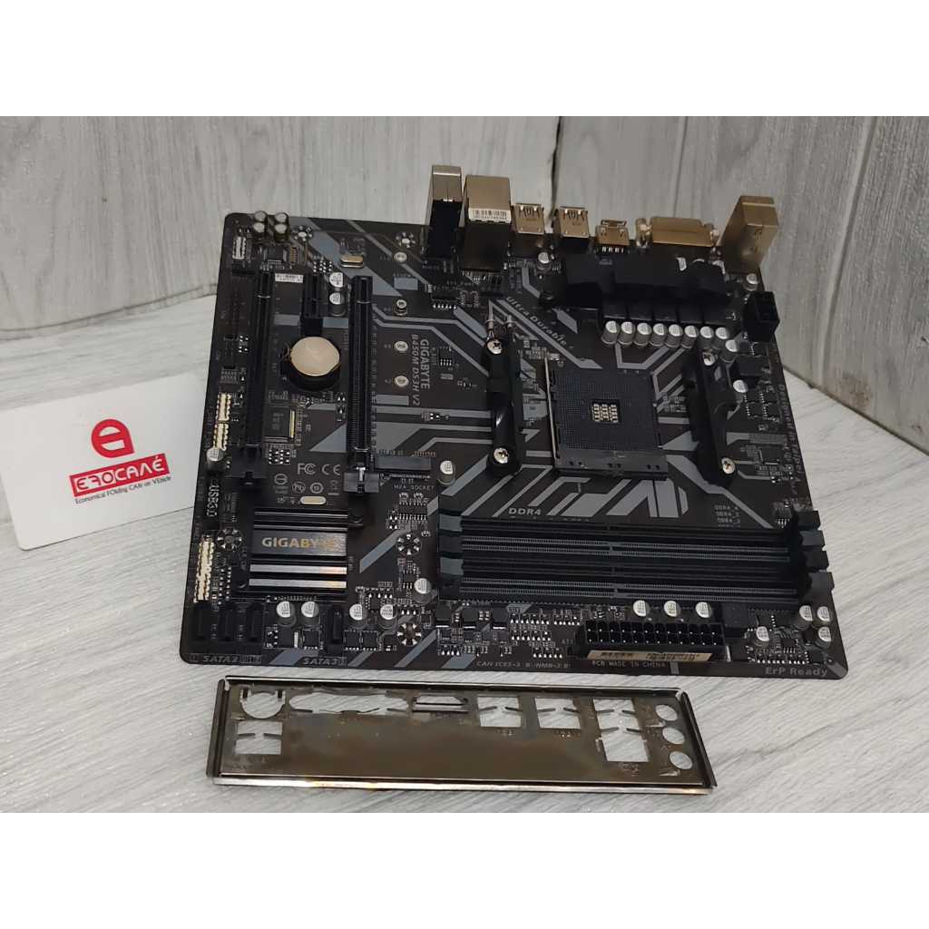 Mobo AMD B450 AM4 Gigabyte B450M DS3H V2 support Ryzen 5000 --Accept Add (Upgrade/Downgrade ...
