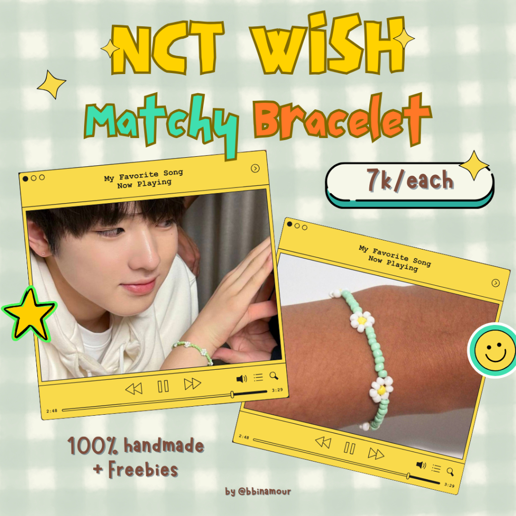 [Read Description] NCT WISH Matchy Bracelet | NCT Wish bracelet ...