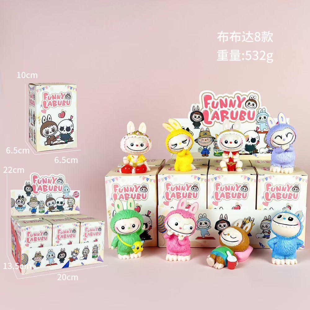 Labubu Action Figure Display Labubu Character Blind Box Cake Topper ...