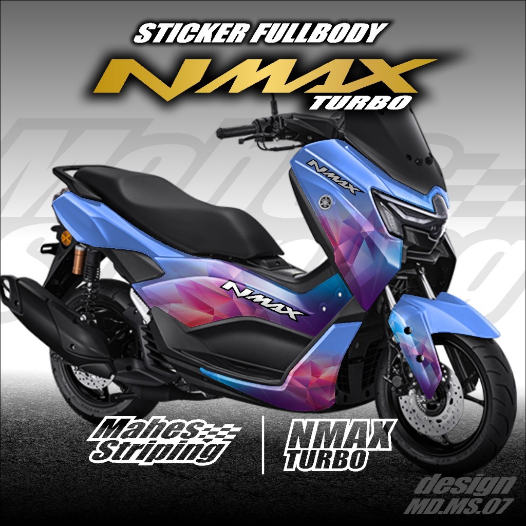 Yamaha Nmax Turbo Decal Sticker - NEW 2024 Full Body Nmax Sticker ...