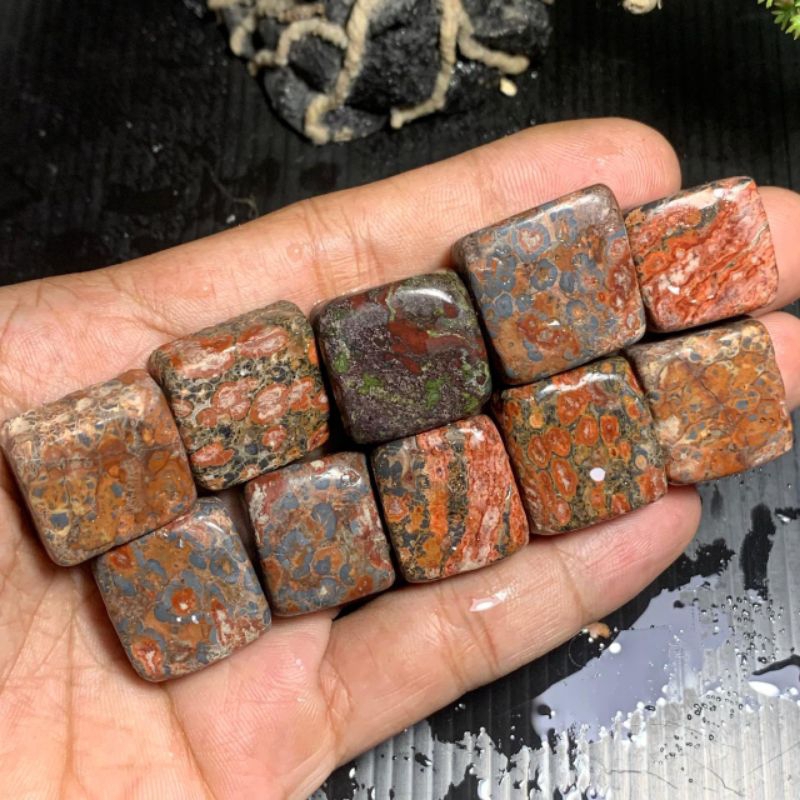 Jasper leopard stone/jasper leopard stone material/jasper leopard stone ...