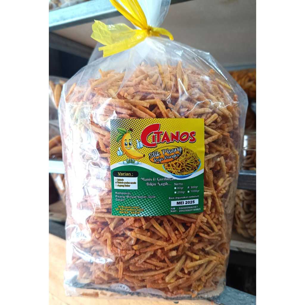 Sweet Spicy Balado Banana Sticks 1kg Crispy Savory Banana Sticks Sweet ...