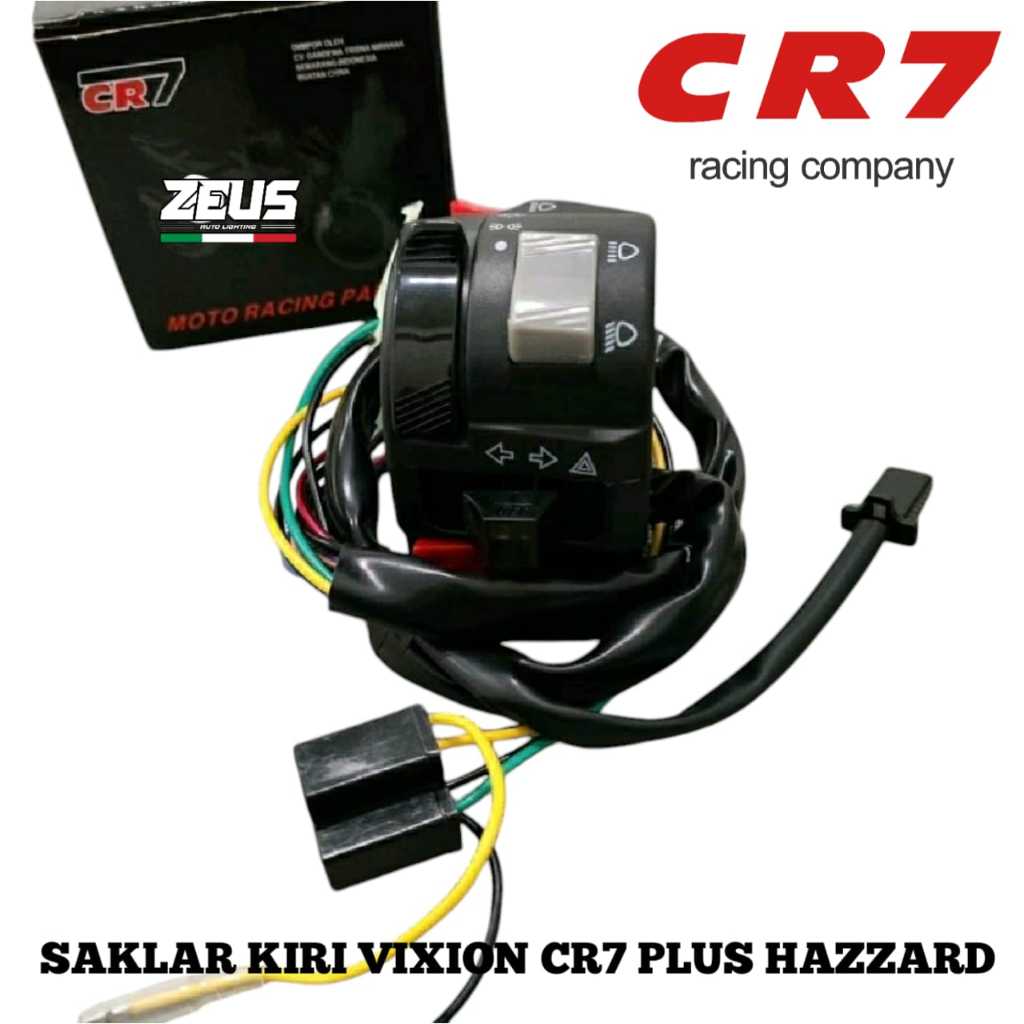 Cr7-left SWITCH VIXION PLUS HAZZARD SWITCH Universal Scoopy Vario150 ...