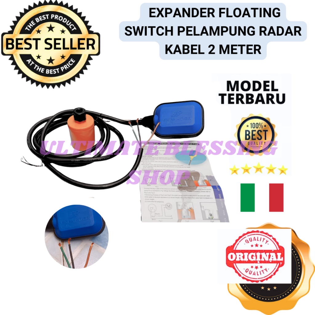 Expander FLOATING SWITCH Original Quality 2 Meter Cable Radar Buoy ...
