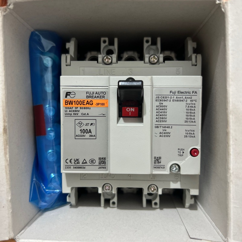Mccb Fuji BW100EAG 3P 100A Original | Shopee Philippines
