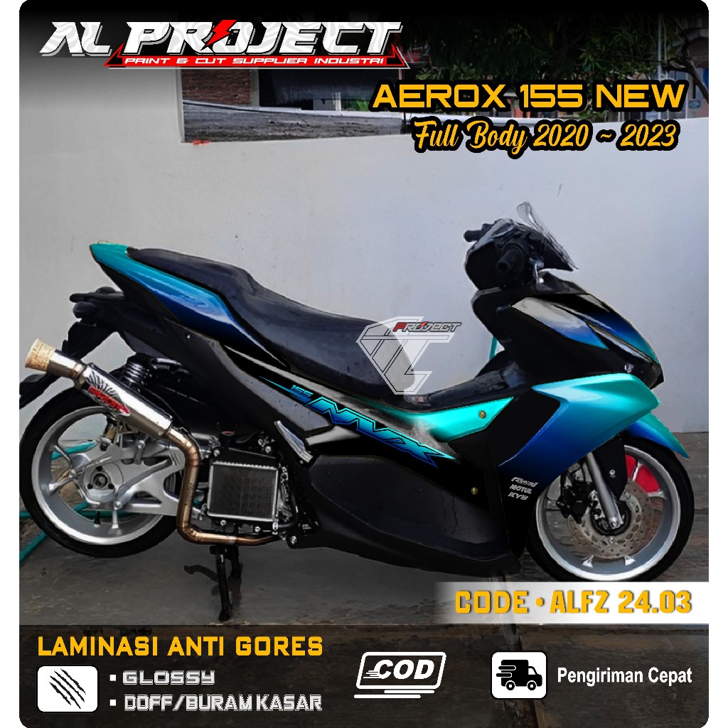 Latest Gradation AEROX New Full body Sticker Decal - Aerox New ...