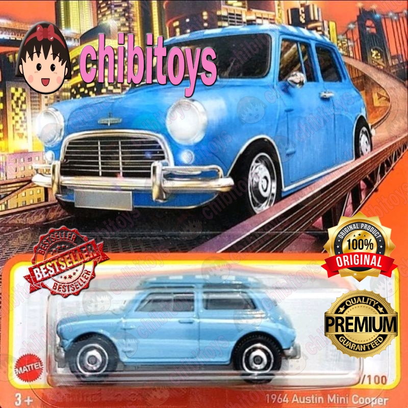 Matchbox 1964 Austin Mini Cooper 2021 Blue 2022 Pink Mr Bean Mini ...