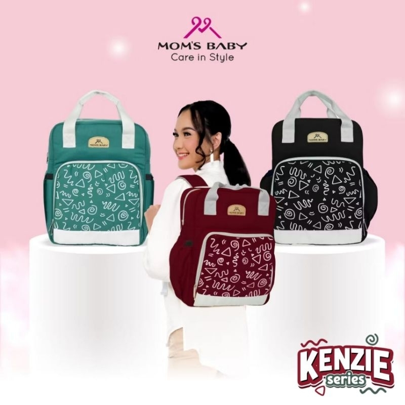 Moms Baby Kenzie Series Backpack Baby Bag | Shopee Philippines