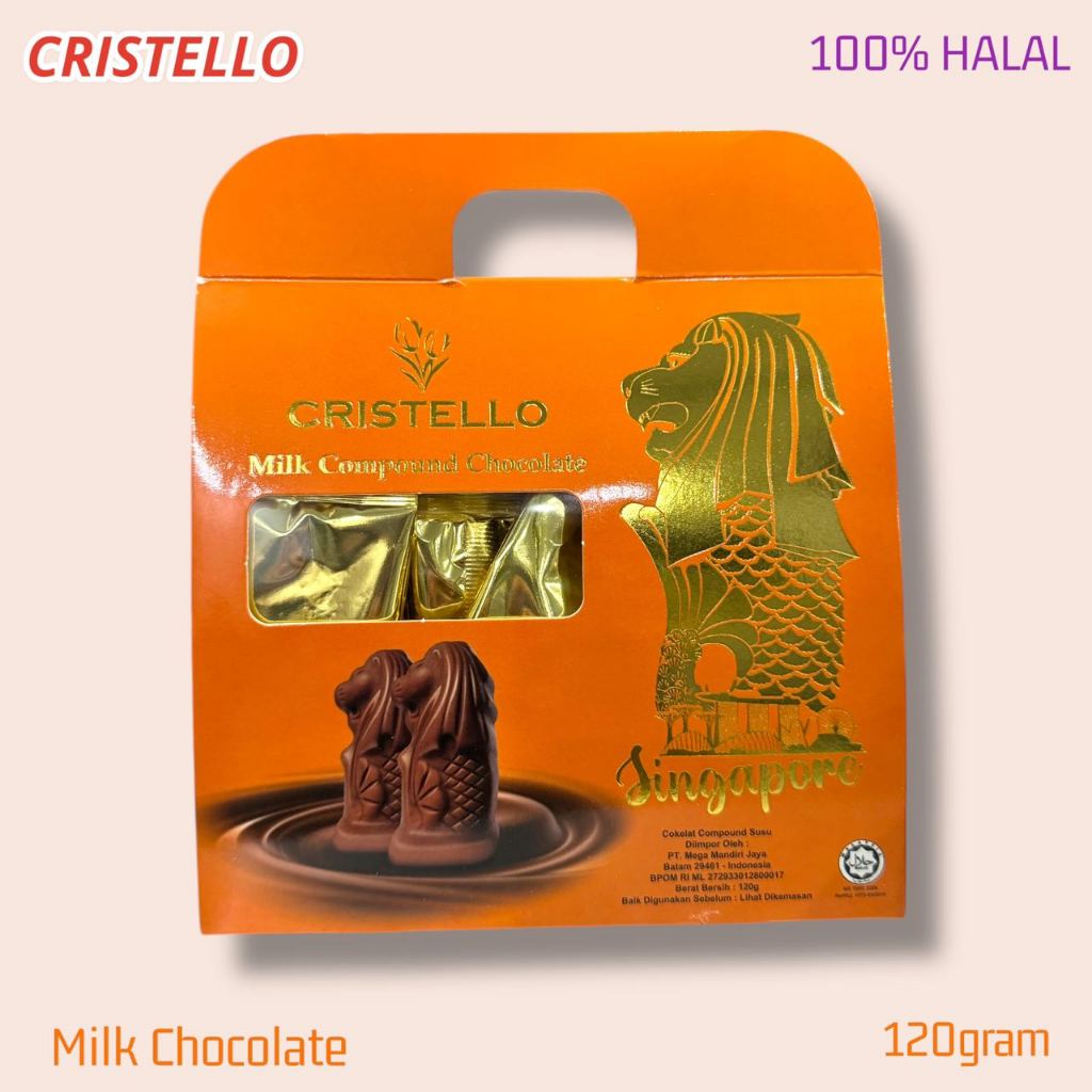 Cristello Merlion Chocolate / Merlion Chocolate Bar / By By Singapore ...