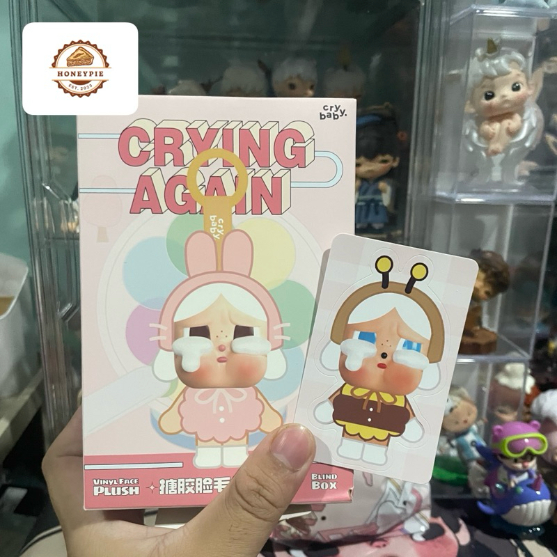[Ready Selected] Pop Mart Crybaby Crying Again Series- Vinyl Face Plush ...
