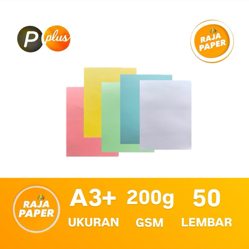 Ict Card PAPER Size A3+ 50 sheets 200 Gsm Gr Gram By PAPER PLUS (320 Mm ...