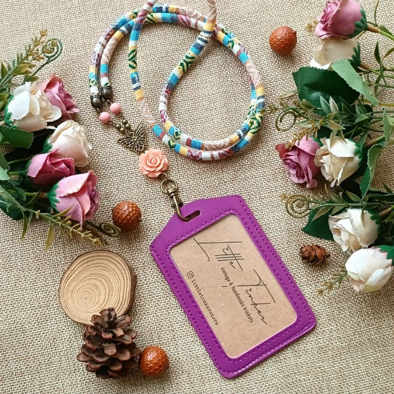 Woven Ethnic ID Card Name Tag Lanyard | Shopee Philippines