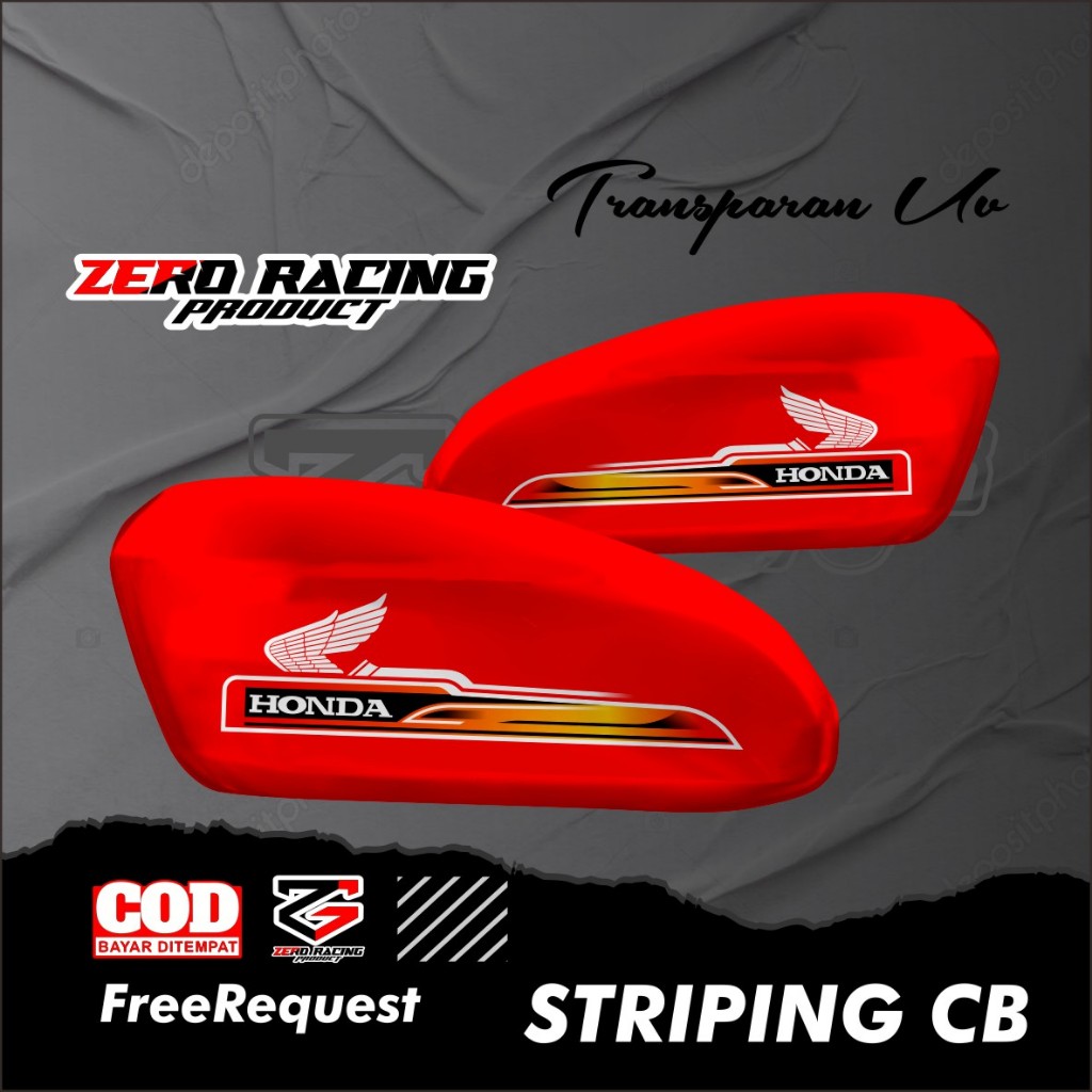 Cb 125 TRANSPARENT Sticker Cb 100 Striping variations of custom Cb ...