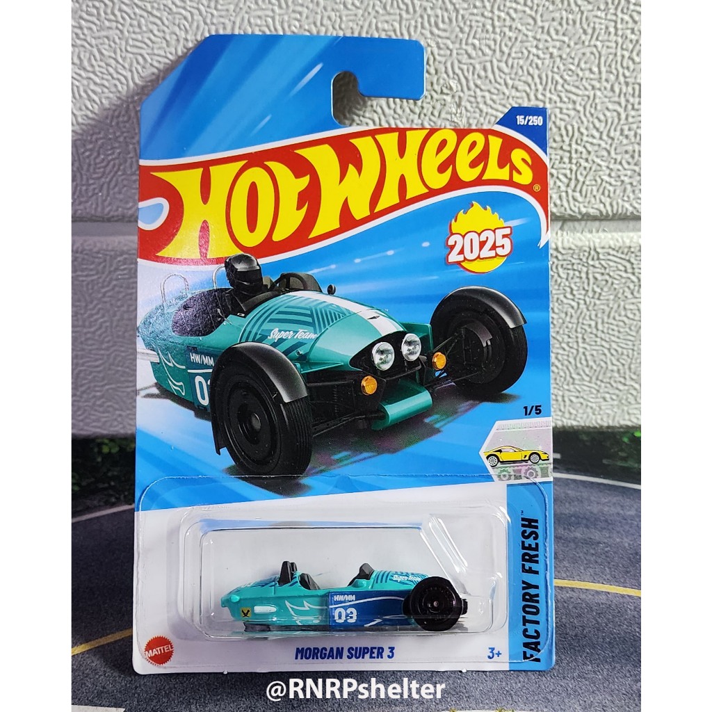 Diecast Hotwheels Hot Wheels original Mattel - Morgan Super 3 | Factory ...