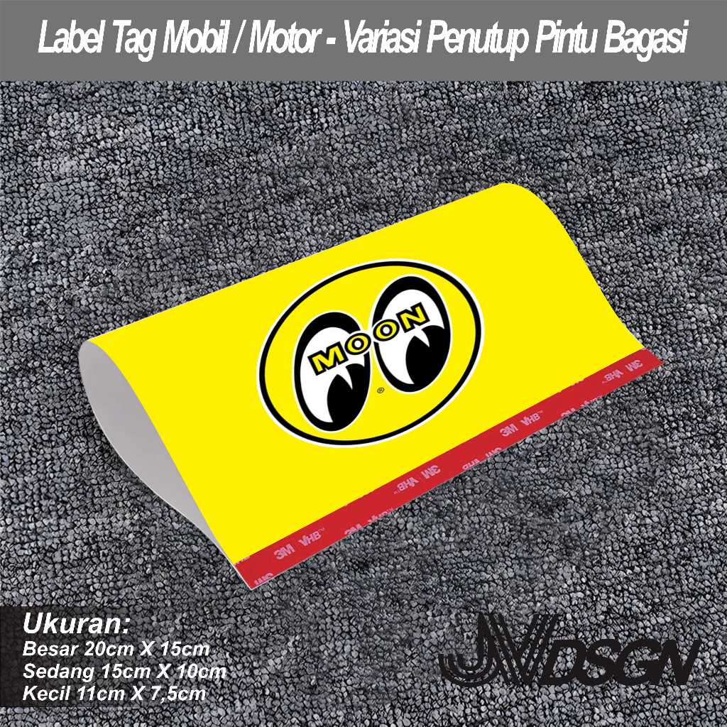 Mooneyes Car Tag Label Variations of Trunk Door Cover Viral Lego Car ...