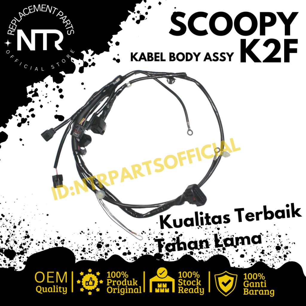 Sub Harness Engine Body Cable Scoopy Sensor Cable New K2F NTR Parts ...