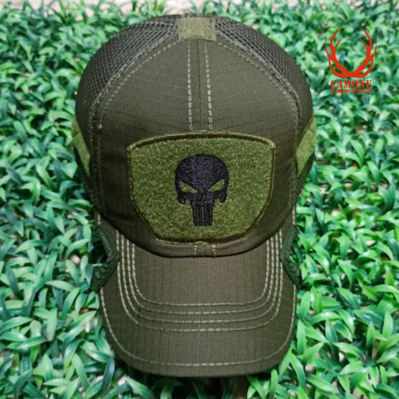 Coaked Velcro hat / coak tactical hat / punisher hat | Shopee Philippines