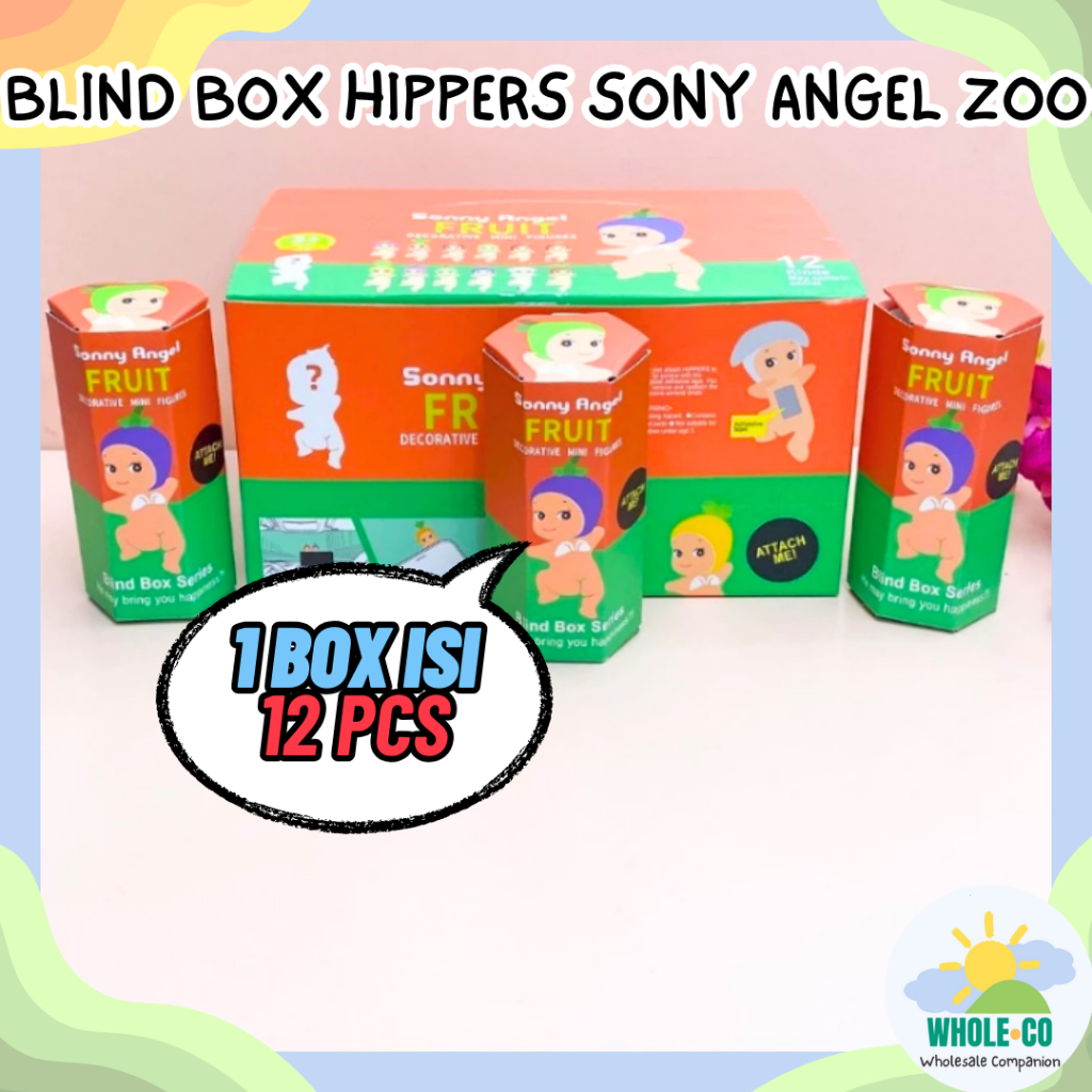 (1 Box Contains 12 Pcs) Blind Box Hypers Sony Angel Fruit Premium Mini ...