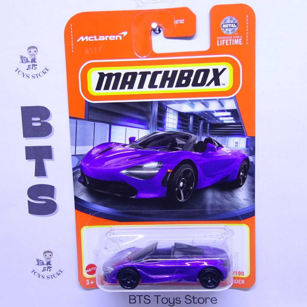 UNGU Matchbox 2019 McLaren 720s Spider Purple | Shopee Philippines
