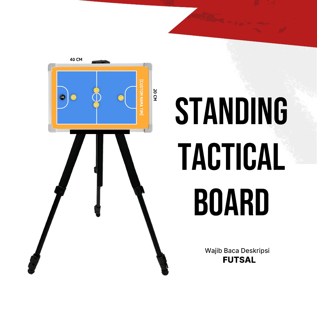 Tactical BOARD FUTSAL STRATEGY BOARD CUSTOM TEAM NAME | Futsal MAGNET ...