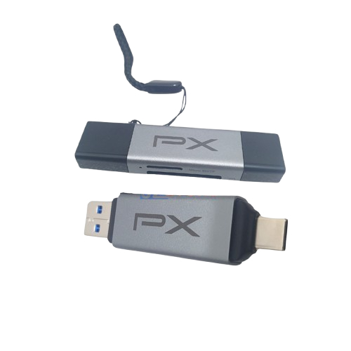 Px Digital Multimedia Card Reader USB 3.0 + USB Type C 3.1 (UCR30AC ...