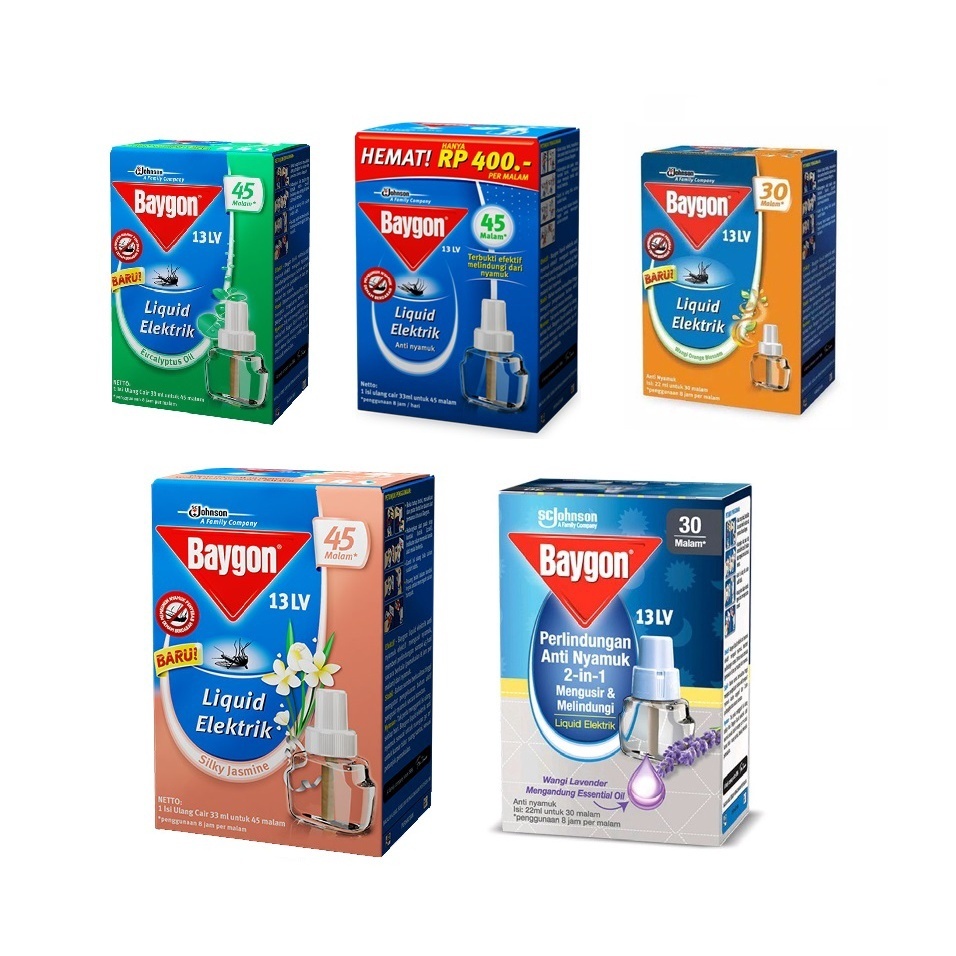 Baygon Liquid Electric Mosquito Repellent 30 Days Starter & Dual Set ...