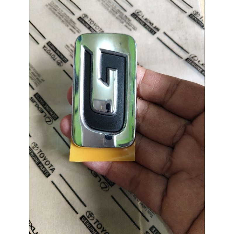 Original toyota innova chrome type G writing emblem | Shopee Philippines