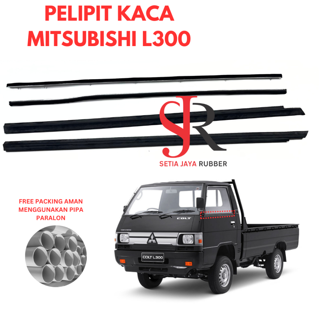 Mitsubishi L300 car window seams inside and out left and right 4 pcs ...
