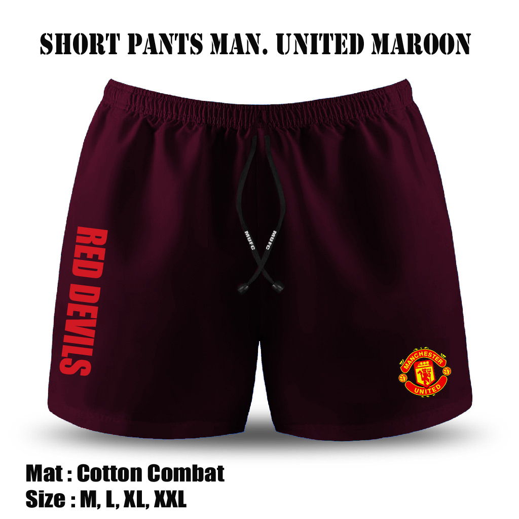 Manchester UNITED / MU football club shorts | Shopee Philippines