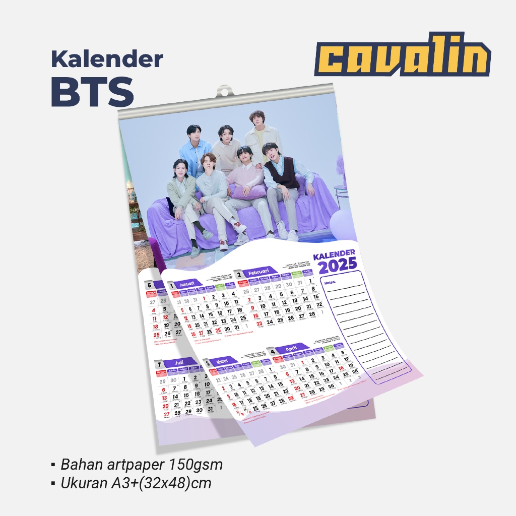 3 SHEET BTS CALENDAR | Shopee Philippines