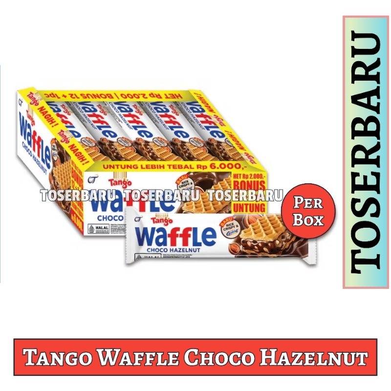 Tango Waffle Choco Hazelnut Per Box | Shopee Philippines