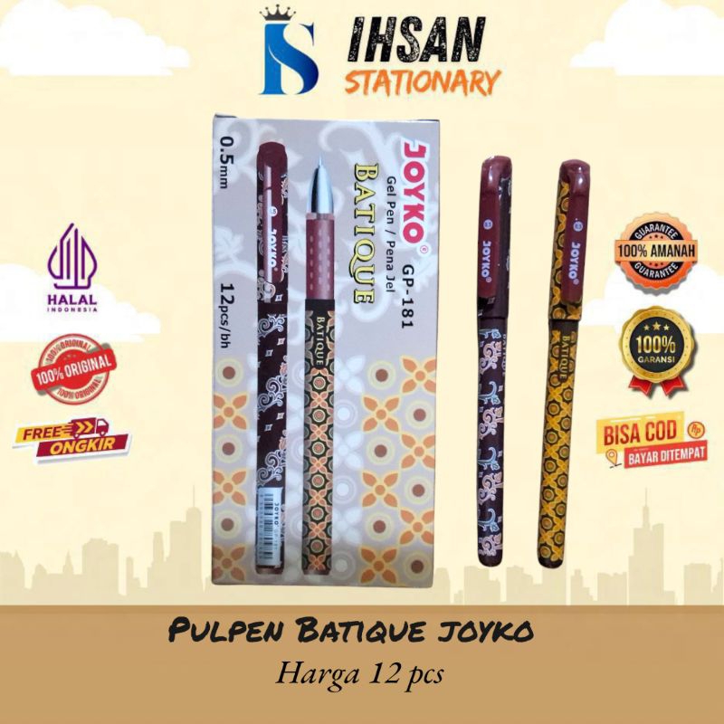 Joyko Culture Ballpoint BP-184 Contents 12 Pcs (1 Dozen) | Shopee ...