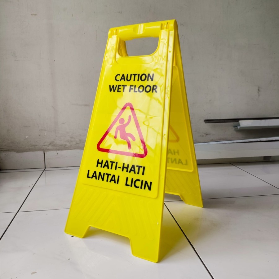 Warning Sign Floor Wet Floor Warning Board Slippery Wet Floor Caution ...