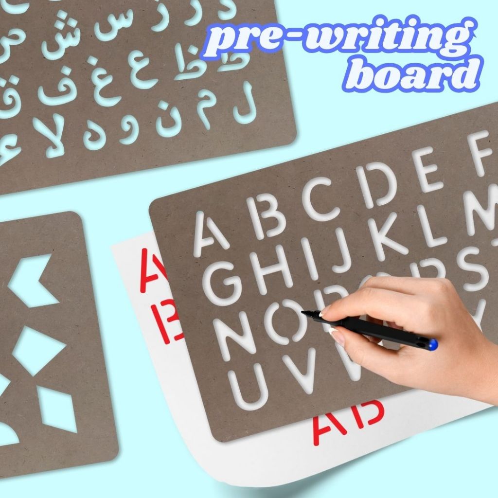 Pre-writing Board, Writing practice Board, tracing, Hijaiyah letters ...