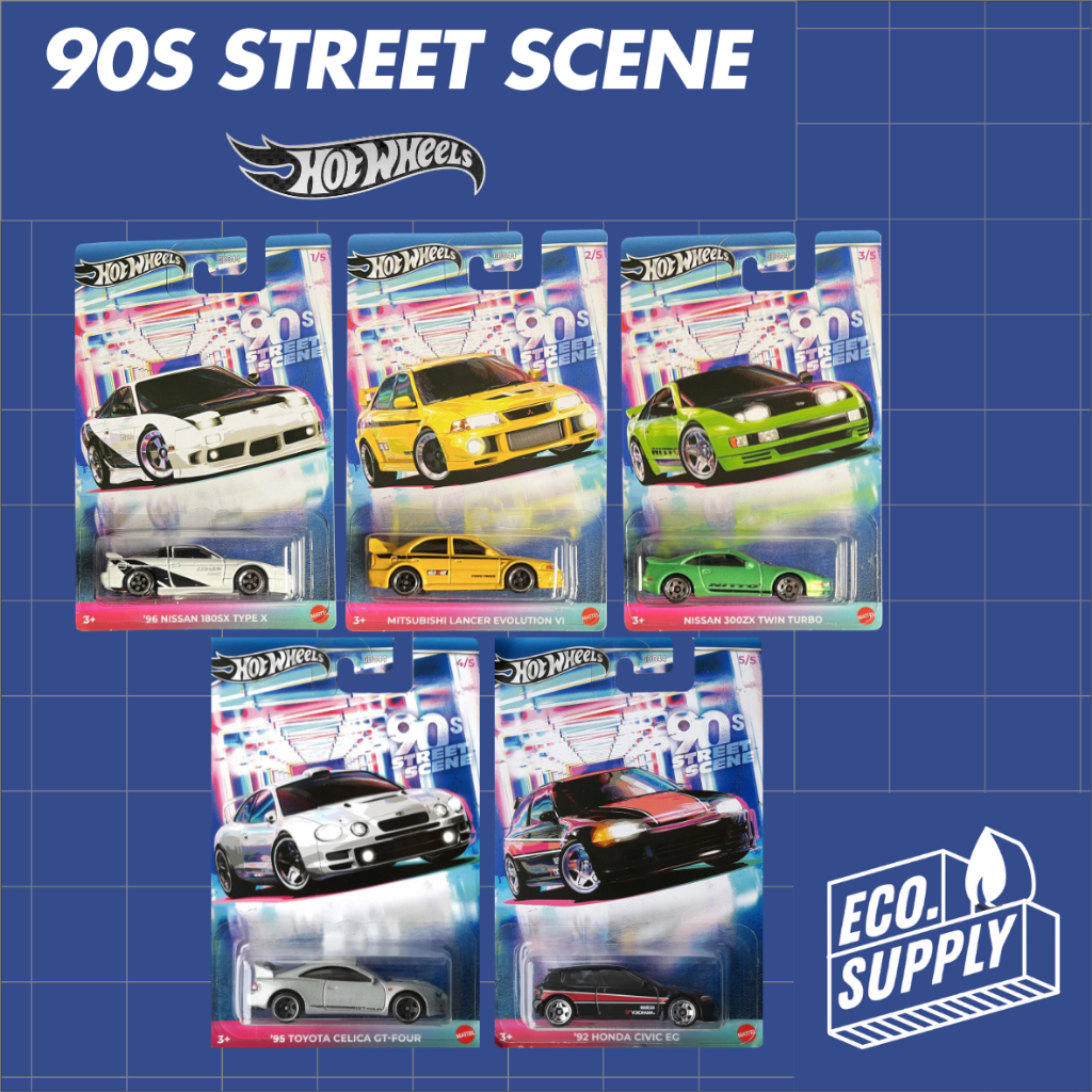 Hot Wheels 90S Street Scene Die Cast 1/64 2025 | Shopee Philippines