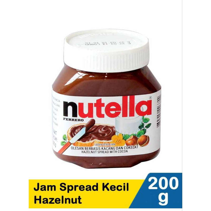 Nutella Ferrero Jam Spread Small Hazelnut 200g | Shopee Philippines